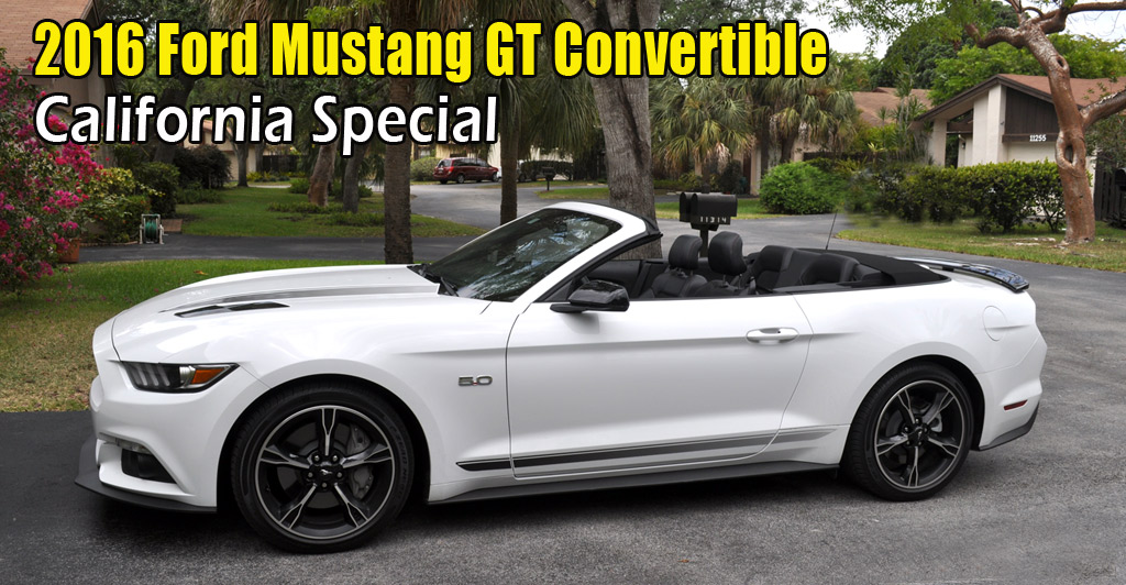 2016 Mustang GT Convertible California Edition - ElAutomovilista.com